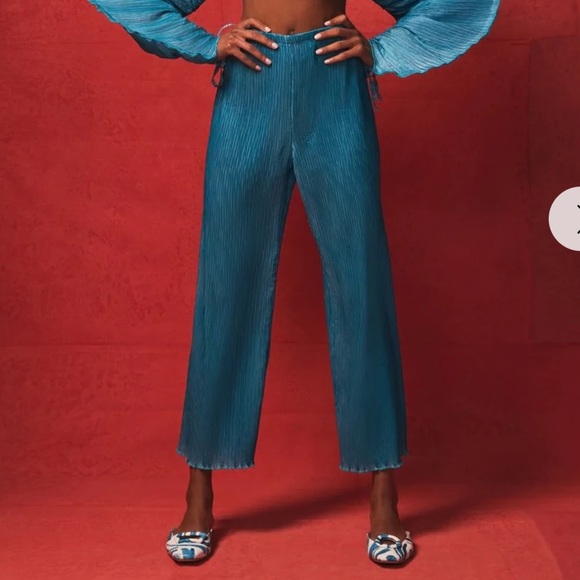 cult gaia | Pants & Jumpsuits | Cult Gaia Stacie Pant In Cyan Size Xs ...